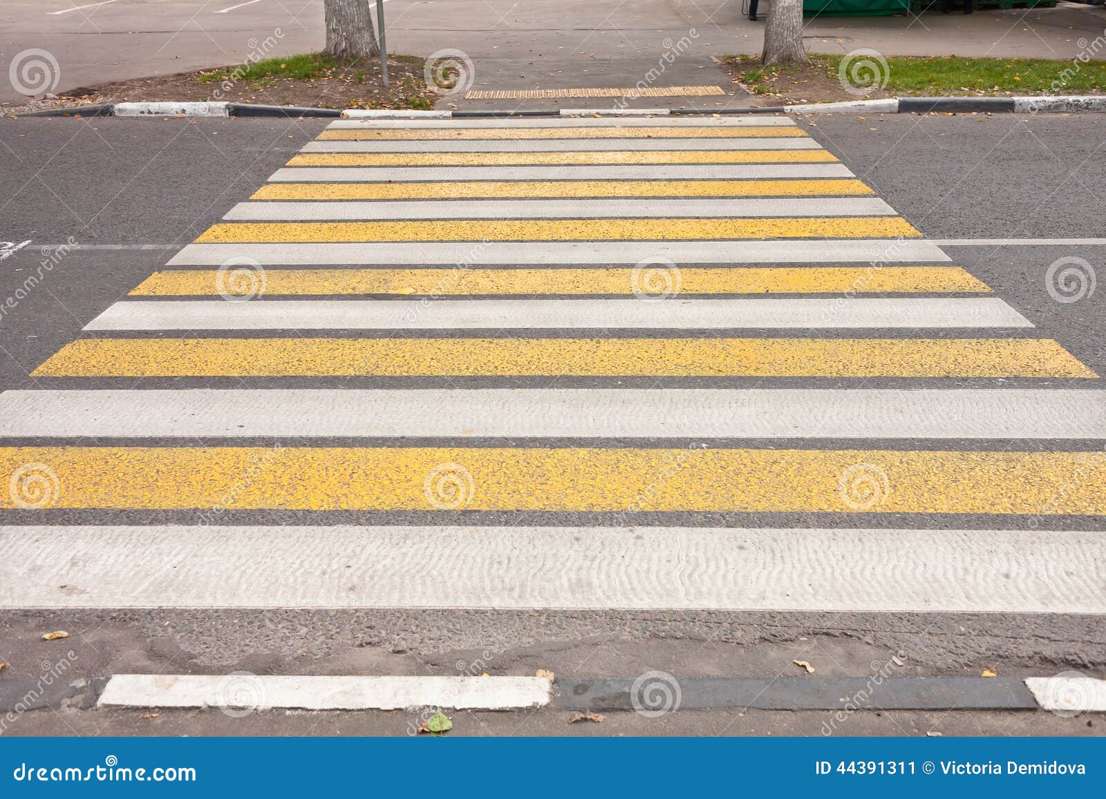 Crossroad Yellow White Stripes Stock Photos - Free & Royalty-Free Stock ...