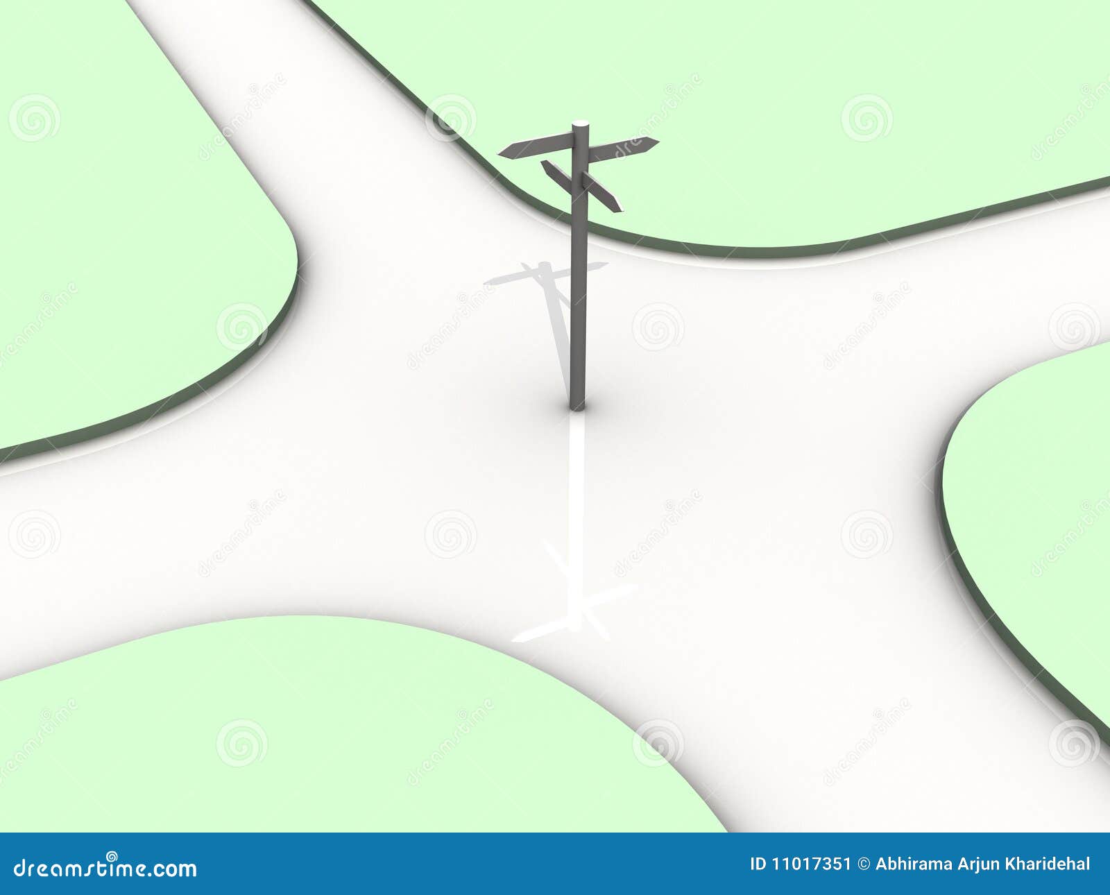 Crossroads stock illustration. Illustration of crossroads - 11017351