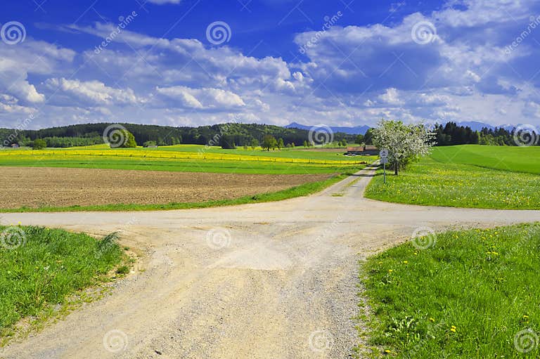 Crossroads stock photo. Image of weather, cross, background - 17789282