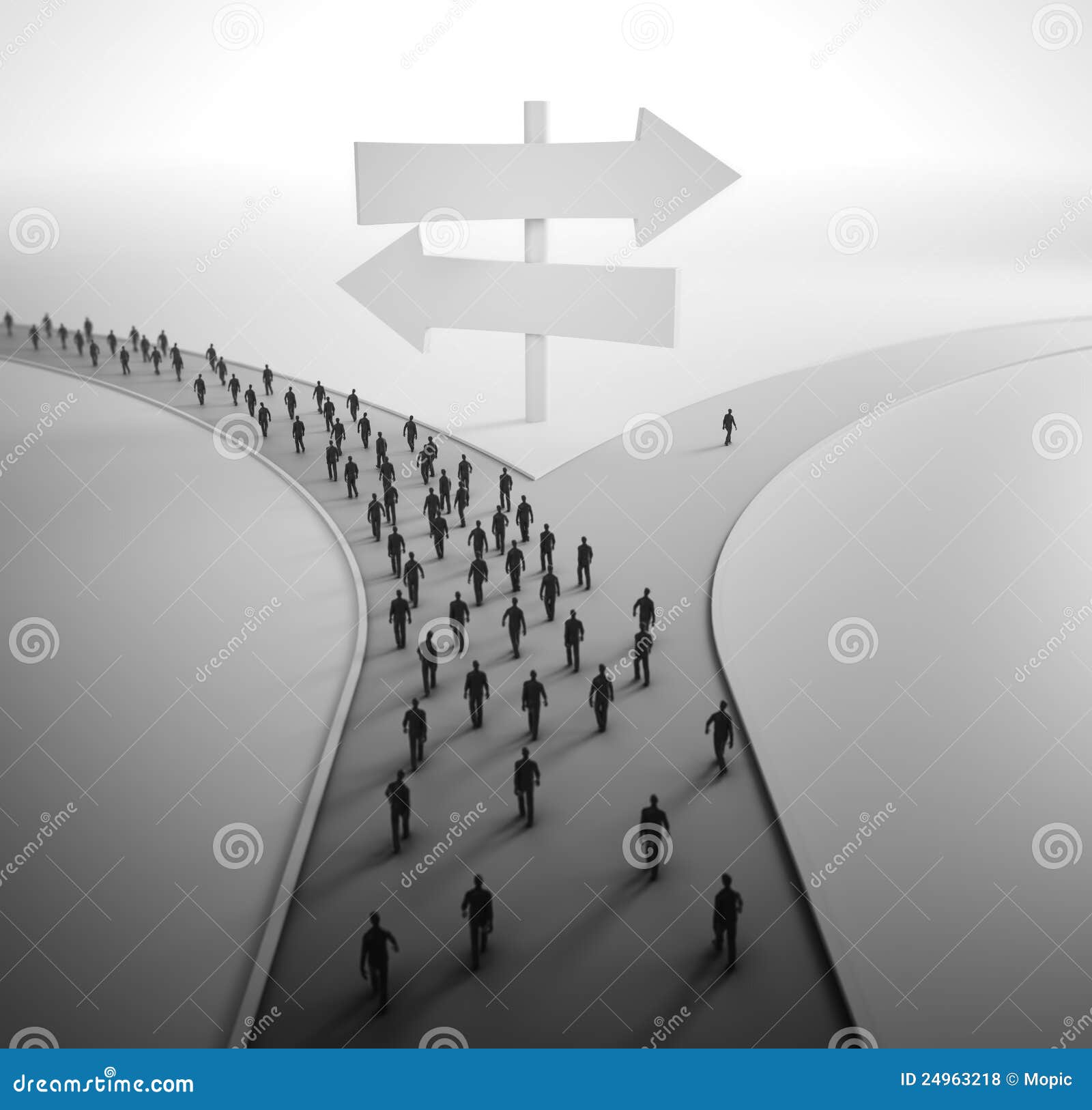 On the crossroads stock illustration. Illustration of directional ...