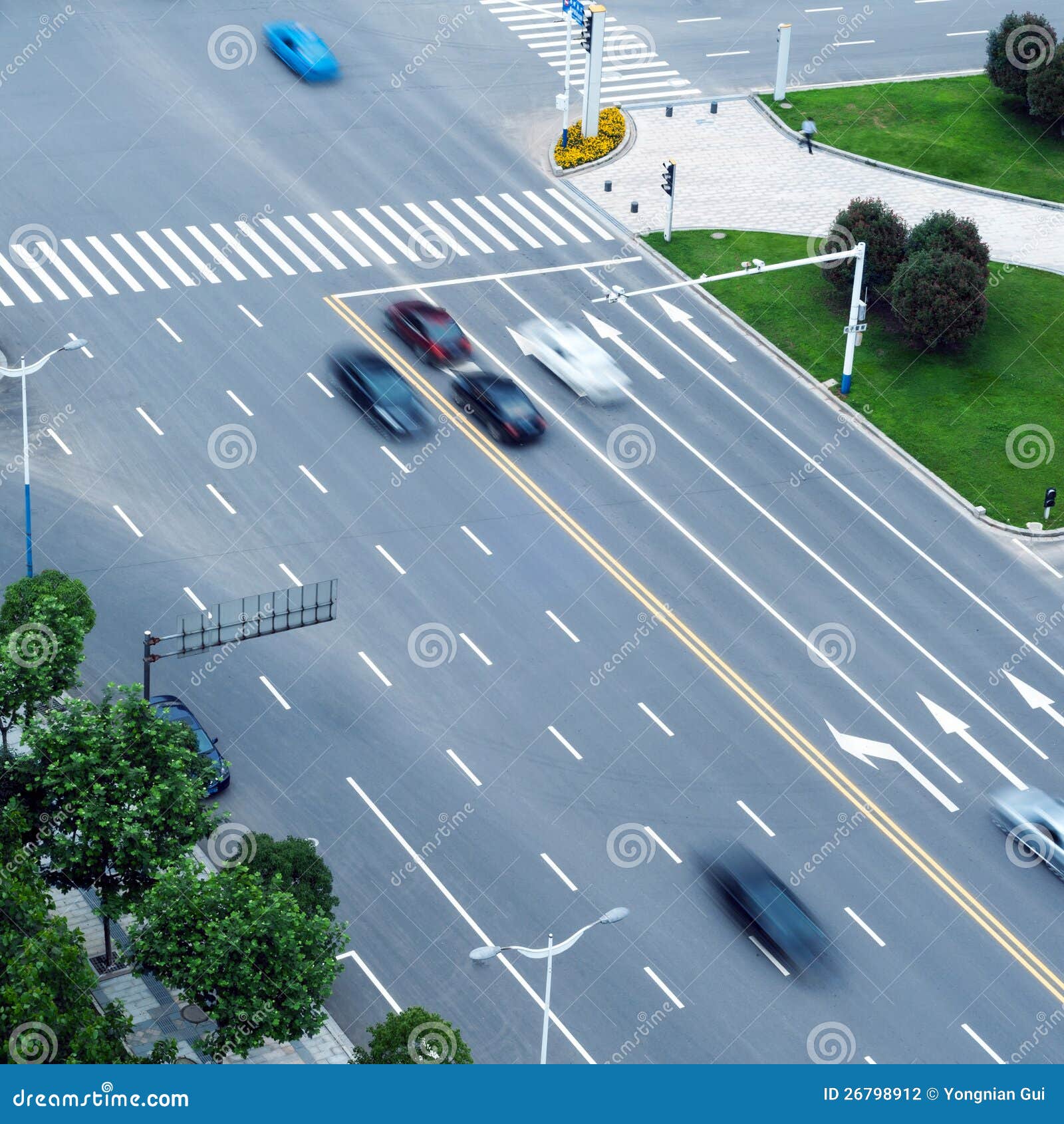 Crossroads stock photo. Image of streets, road, crossroads - 26798912