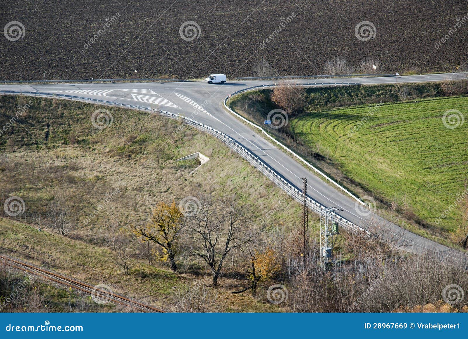 Crossroads stock image. Image of natural, level, cross - 28967669