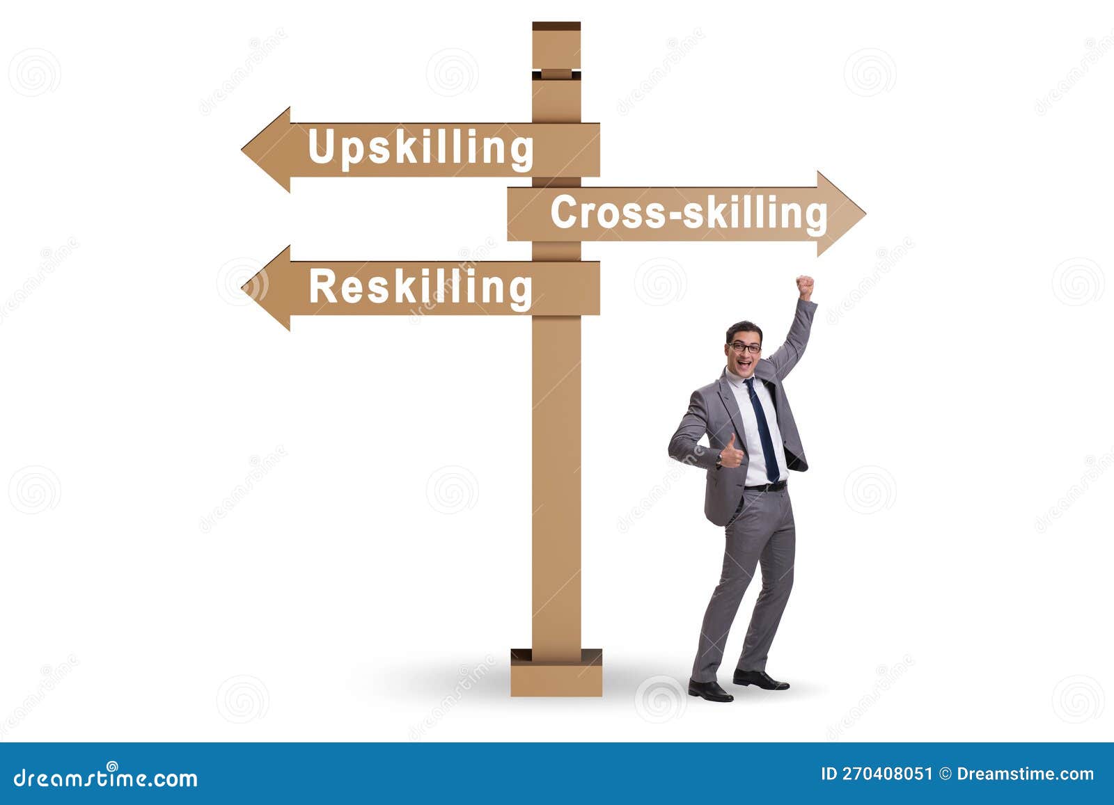 At the Crossroads Choosing between Up-skilling and Re-skilling Stock ...