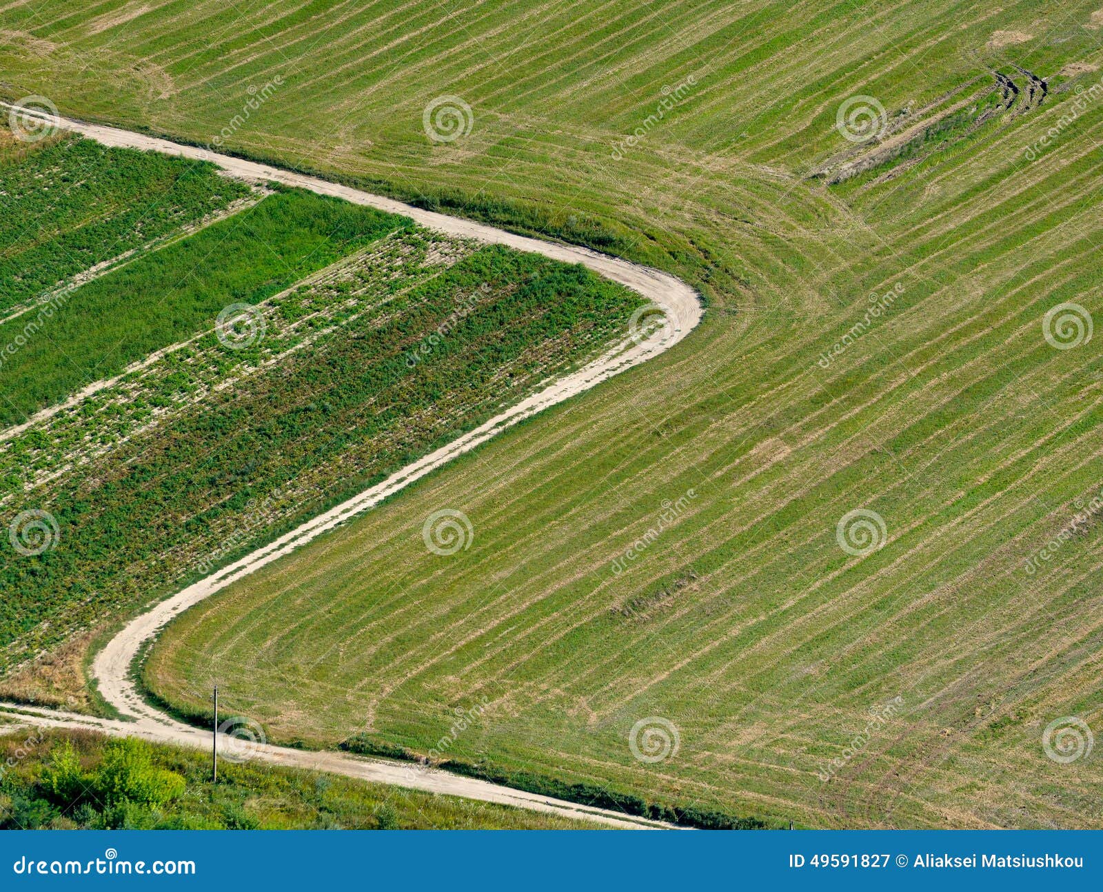 Crossroads and Fields stock image. Image of grass, ground - 49591827