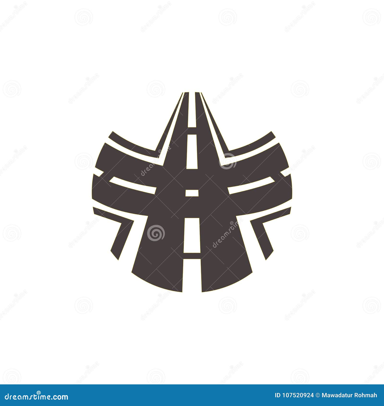 Crossroads Logo Vector Illustration | CartoonDealer.com #107520924