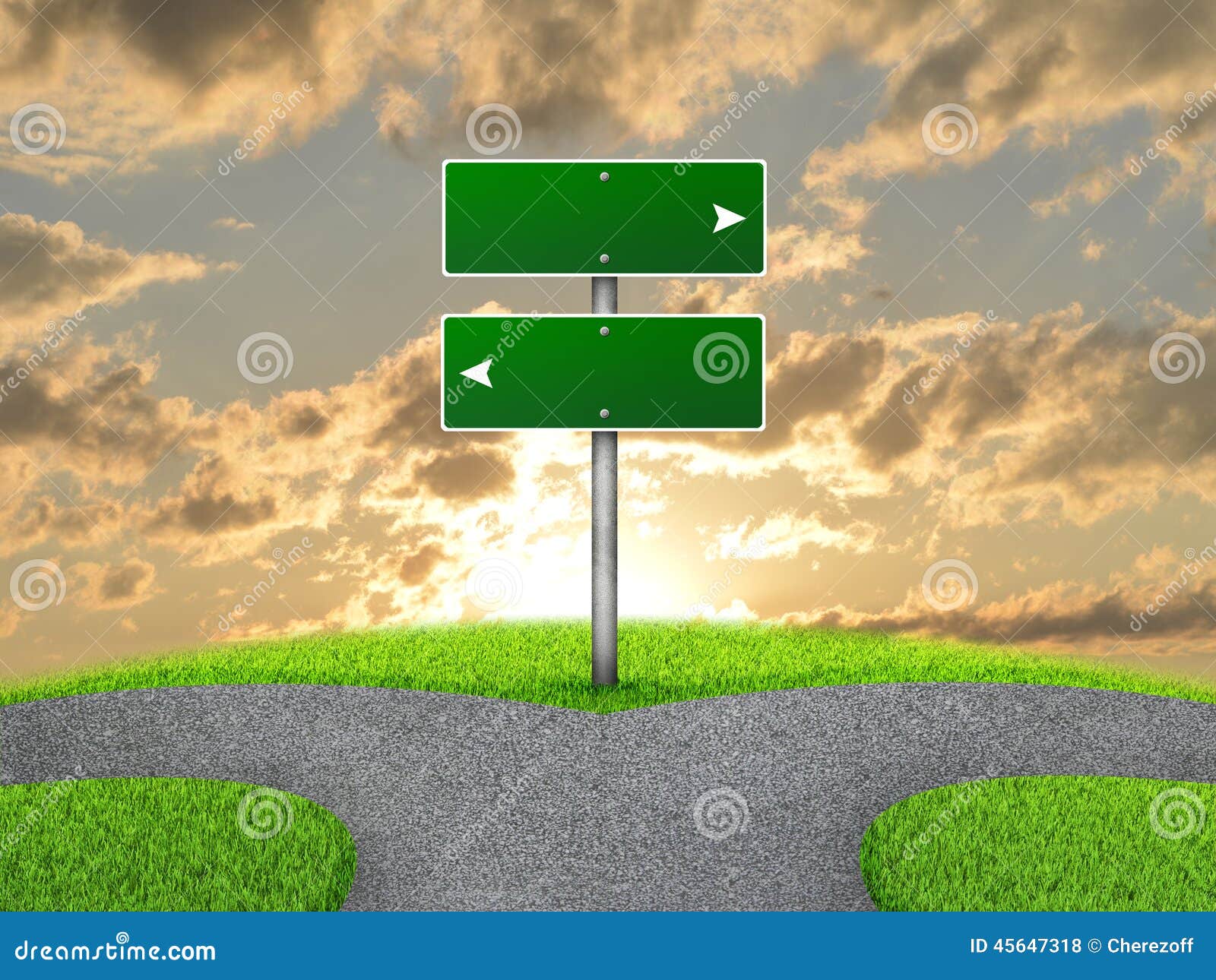 Crossroads road sign stock illustration. Illustration of outdoors ...