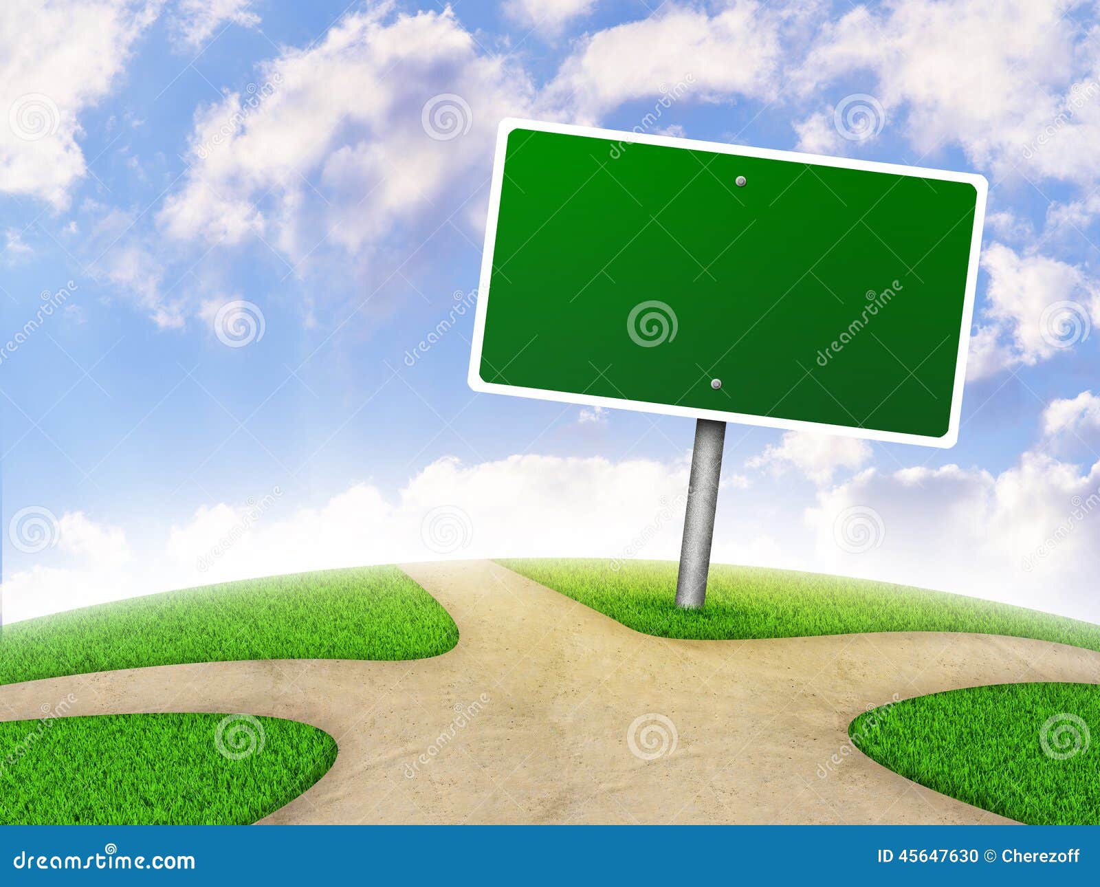 Crossroads Road Sign Vector Illustration | CartoonDealer.com #210762662