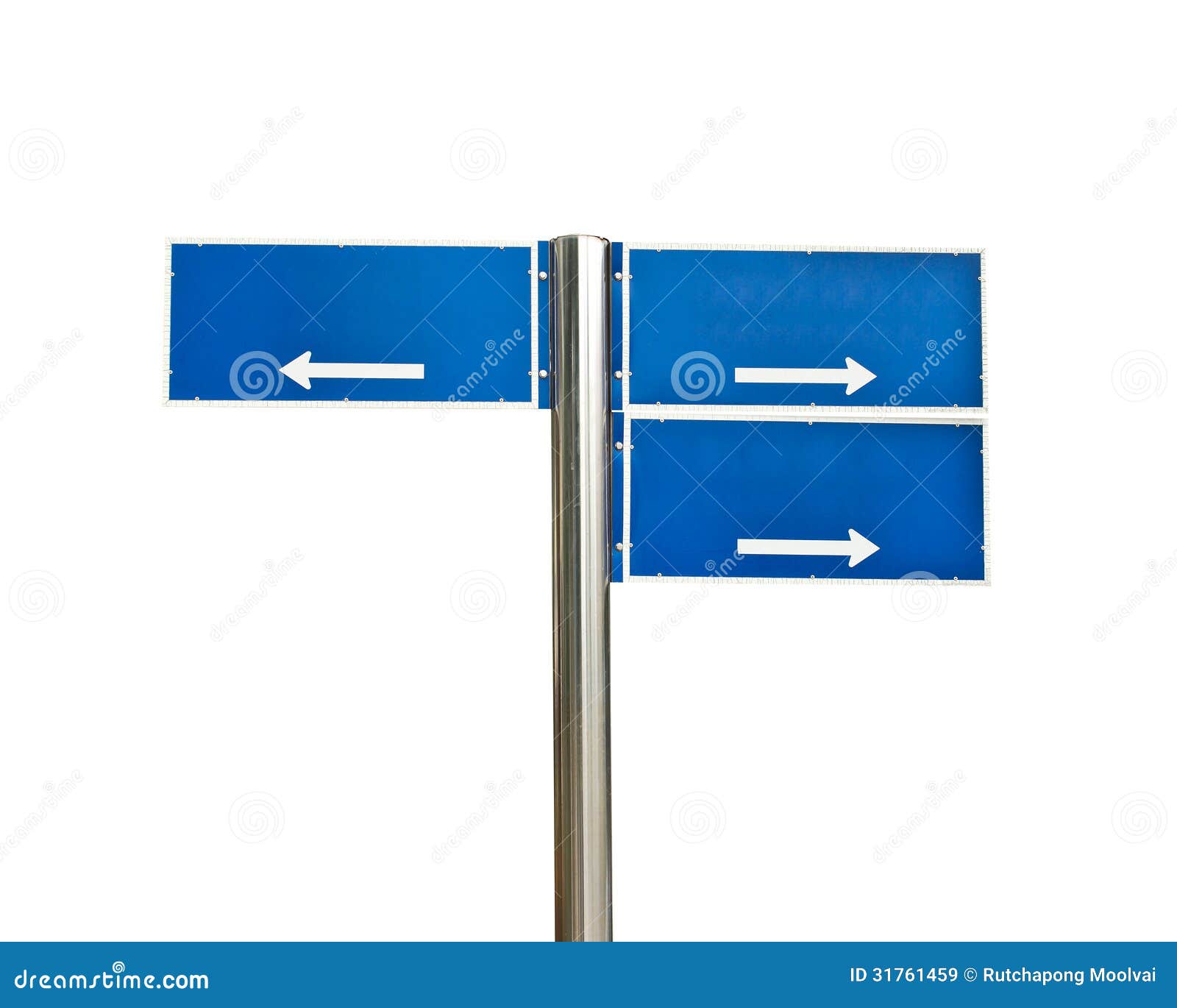 Two Crossroads Road Signs, Green Isolated Traffic Sign Copy Space ...