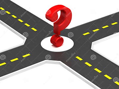 Crossroads of roads stock illustration. Illustration of mark - 59822850