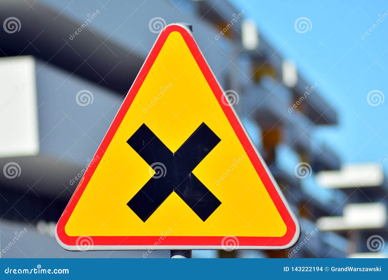 Crossroads Sign: stock photo. Image of grass, junction - 143222194