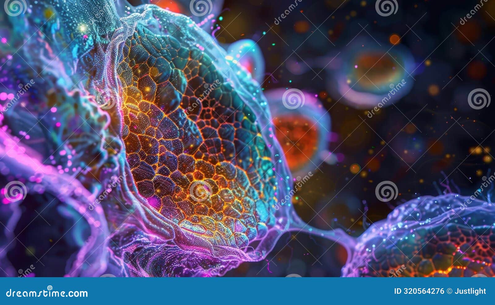 A Crosssection of a Cell Nucleus Showing the Localization of Epigenetic ...
