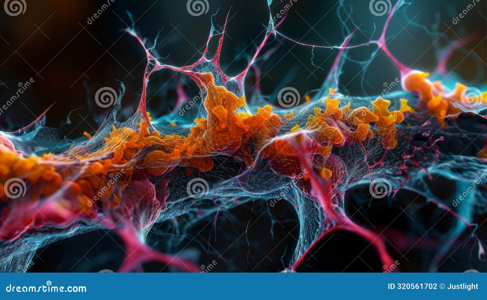Crosssection of a Dendritic Spine Revealing Its Compact and Dense ...