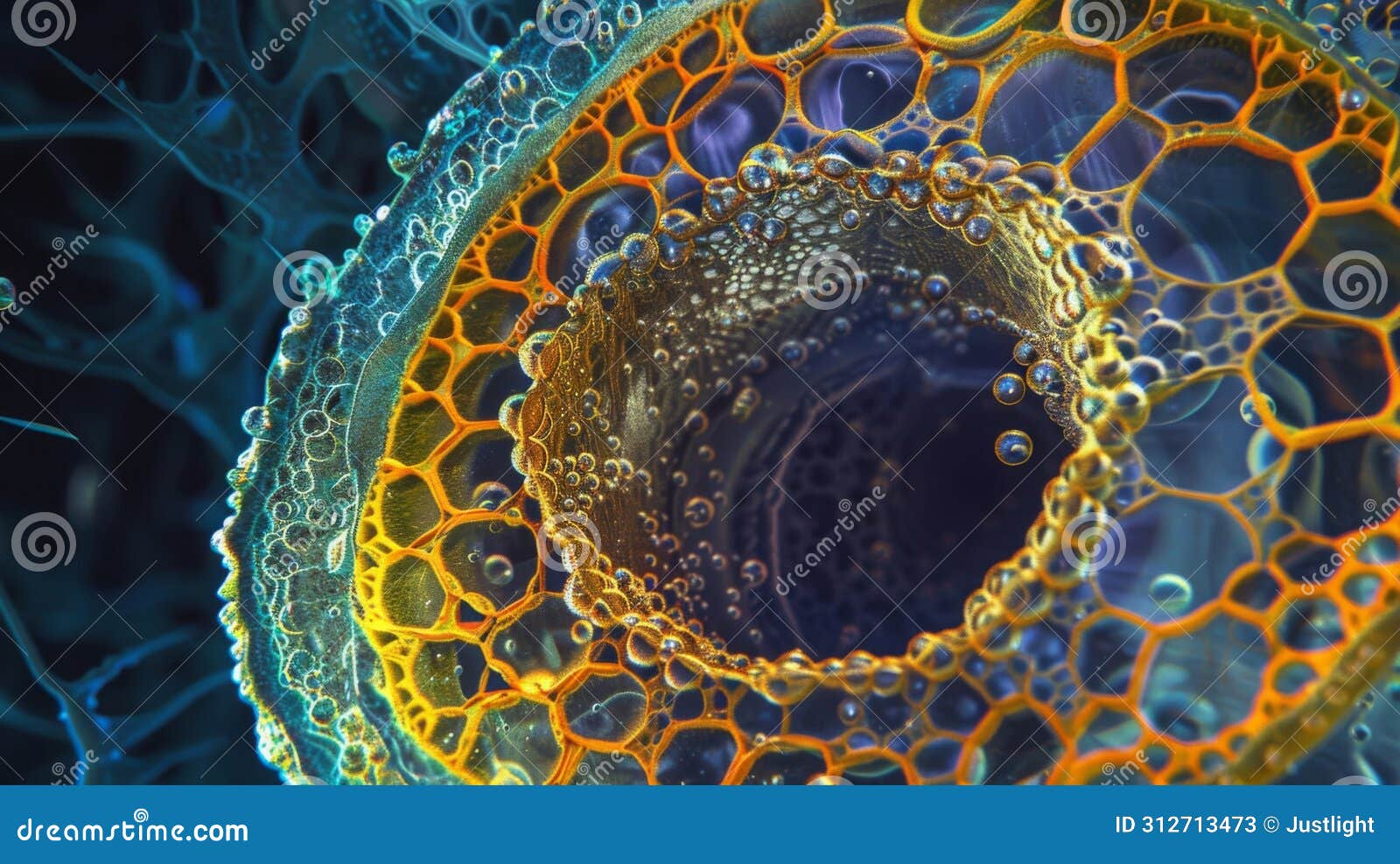 A Crosssection of an Egg Cell with Its Protective Layers and ...