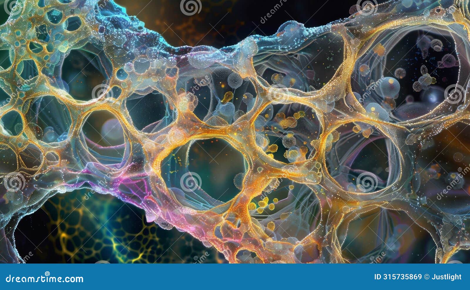 A Crosssection Image of a Ciliate Cell Revealing Its Complex Internal ...