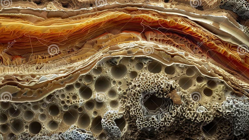 A Crosssection of a Root Cell Showcasing the Numerous Layers and ...