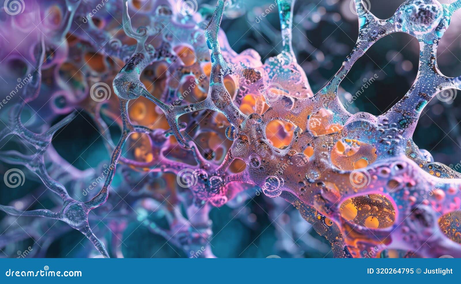 A Crosssection of a Synovial Membrane Showing an Intricate Network of ...