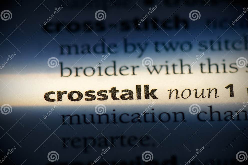 Crosstalk stock photo. Image of info, paper, isolated - 161578054