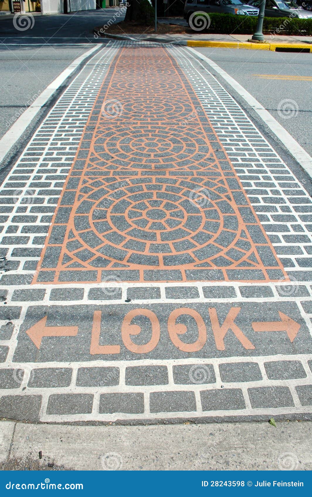 Crosswalk stock photo. Image of road, curbs, street, cross - 28243598