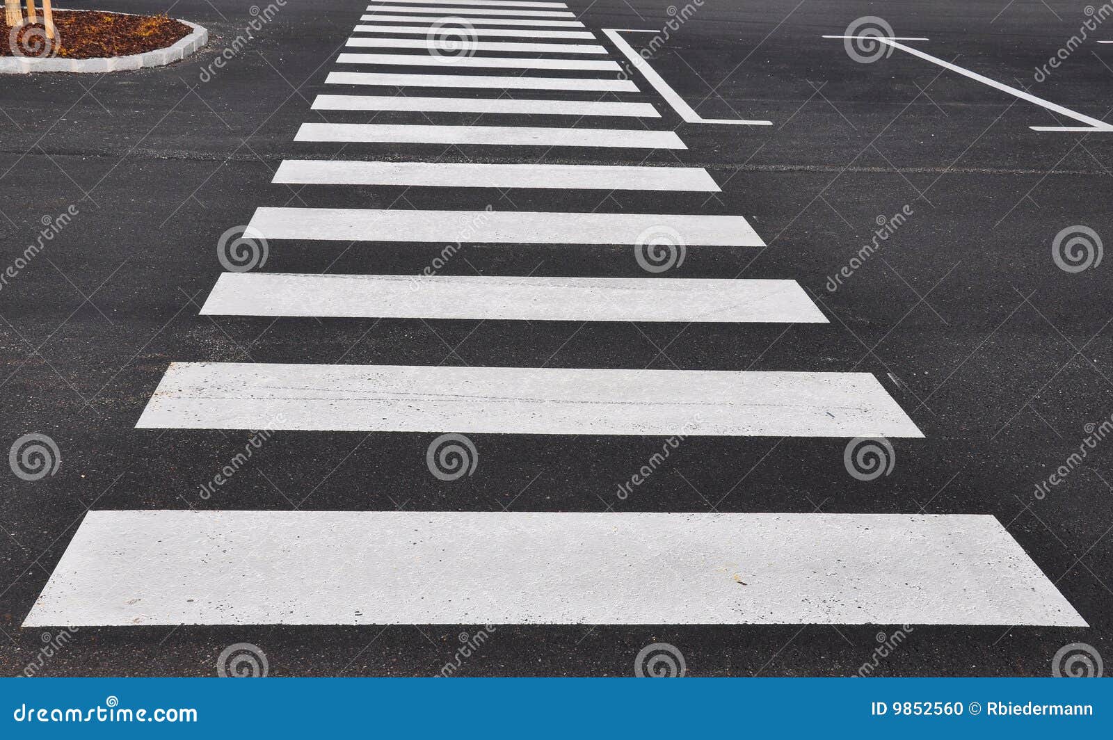 Crosswalk stock photo. Image of pedestrian, marking, white - 9852560
