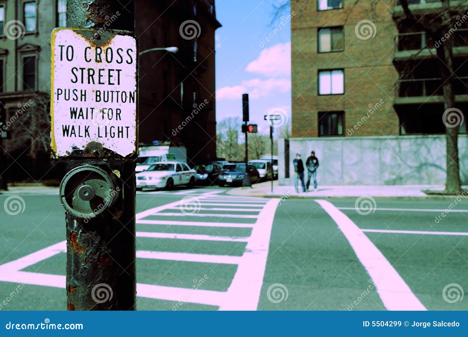 Crosswalk grunge stock image. Image of safety, traffic - 5504299