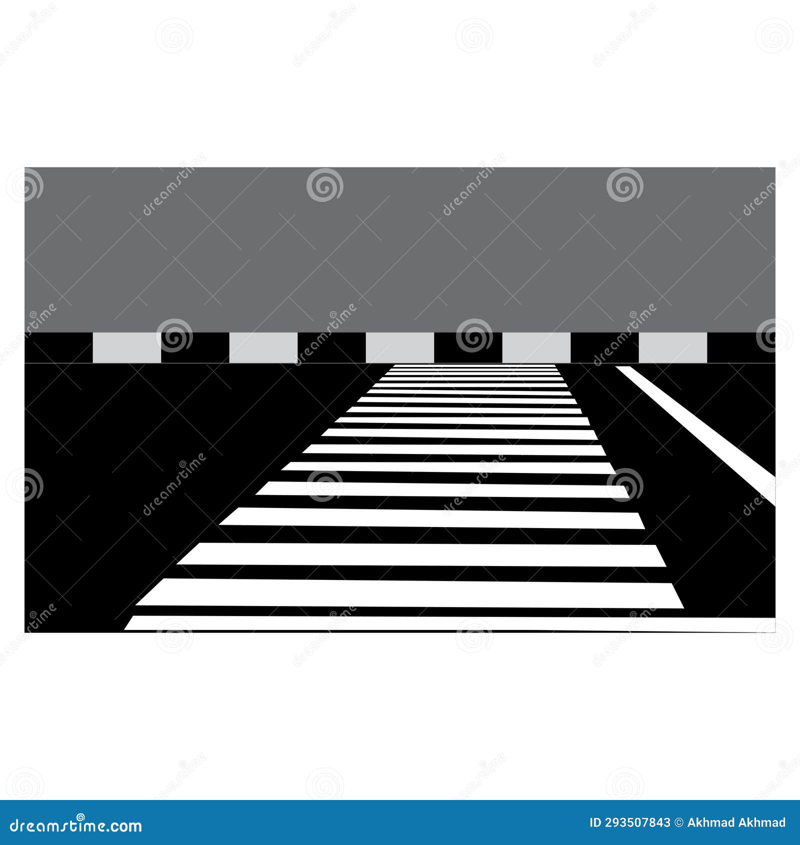 Crosswalk Icon, Road, Walk, Street, Traffic Light Cartoon Vector ...