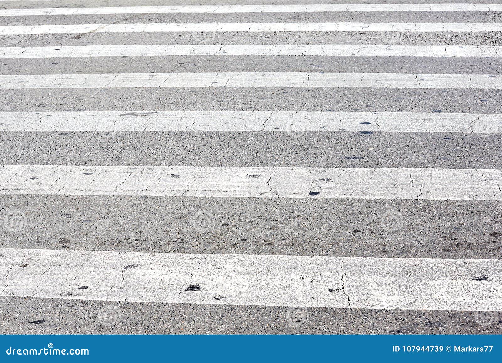 Crosswalk on a road. stock image. Image of texture, side - 107944739