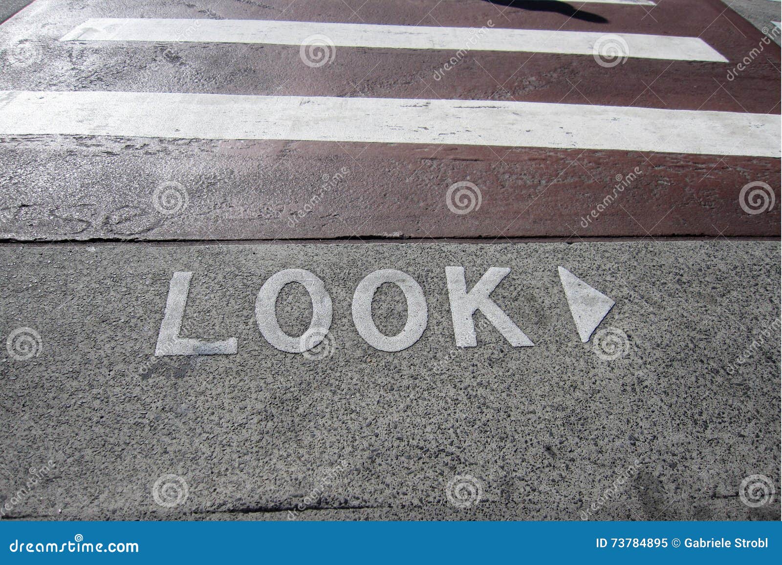 Crosswalk with Look stock image. Image of sydney, observance - 73784895