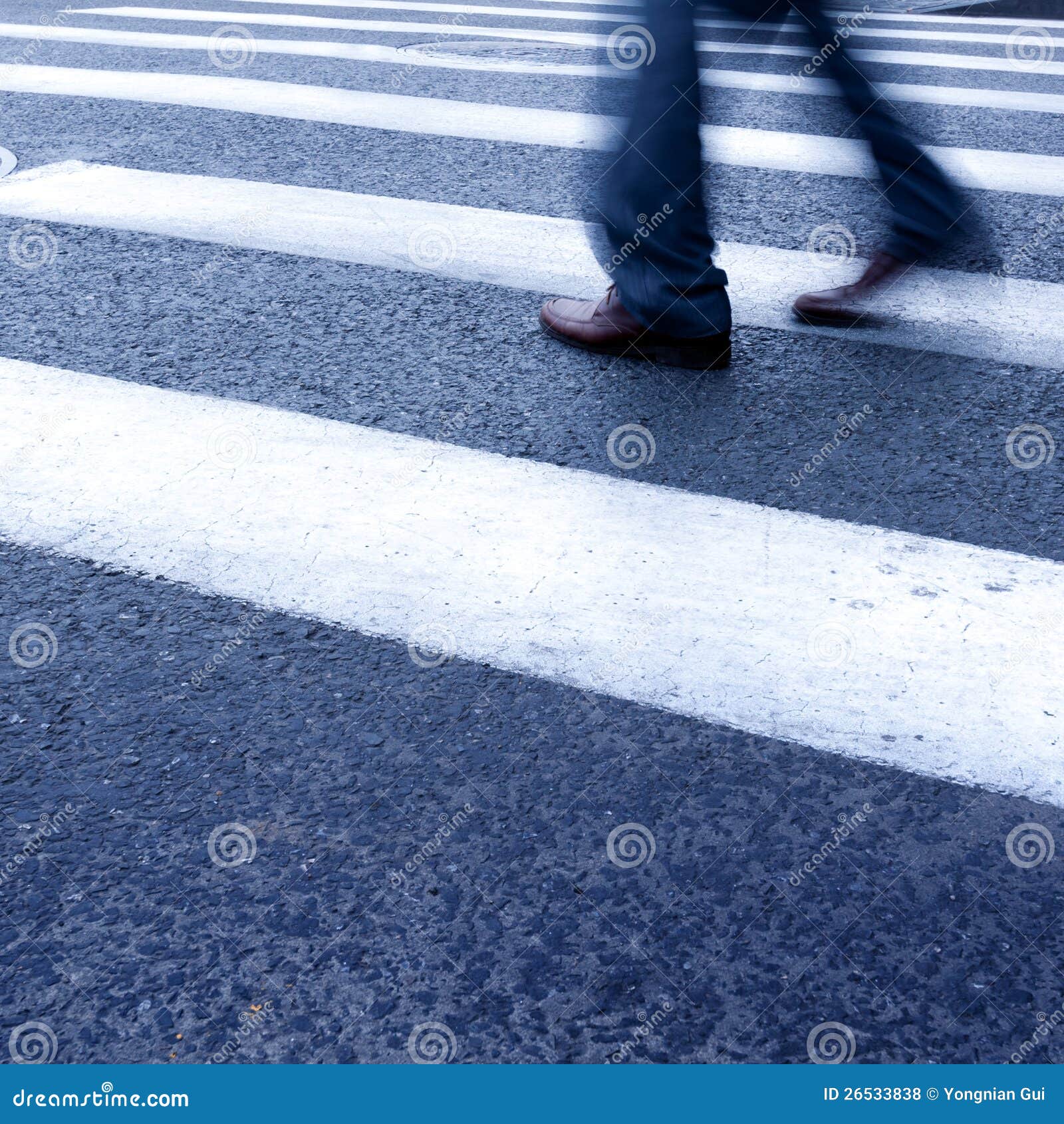 Crosswalk and pedestrian stock photo. Image of cross - 26533838