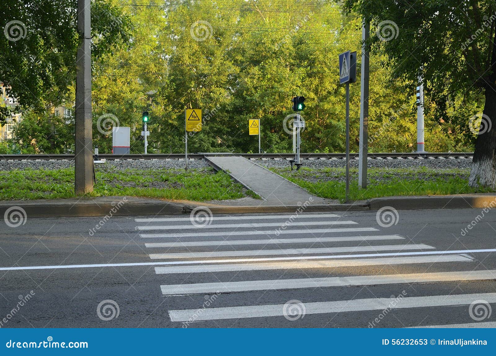 The crosswalk stock image. Image of strips, light, sign - 56232653