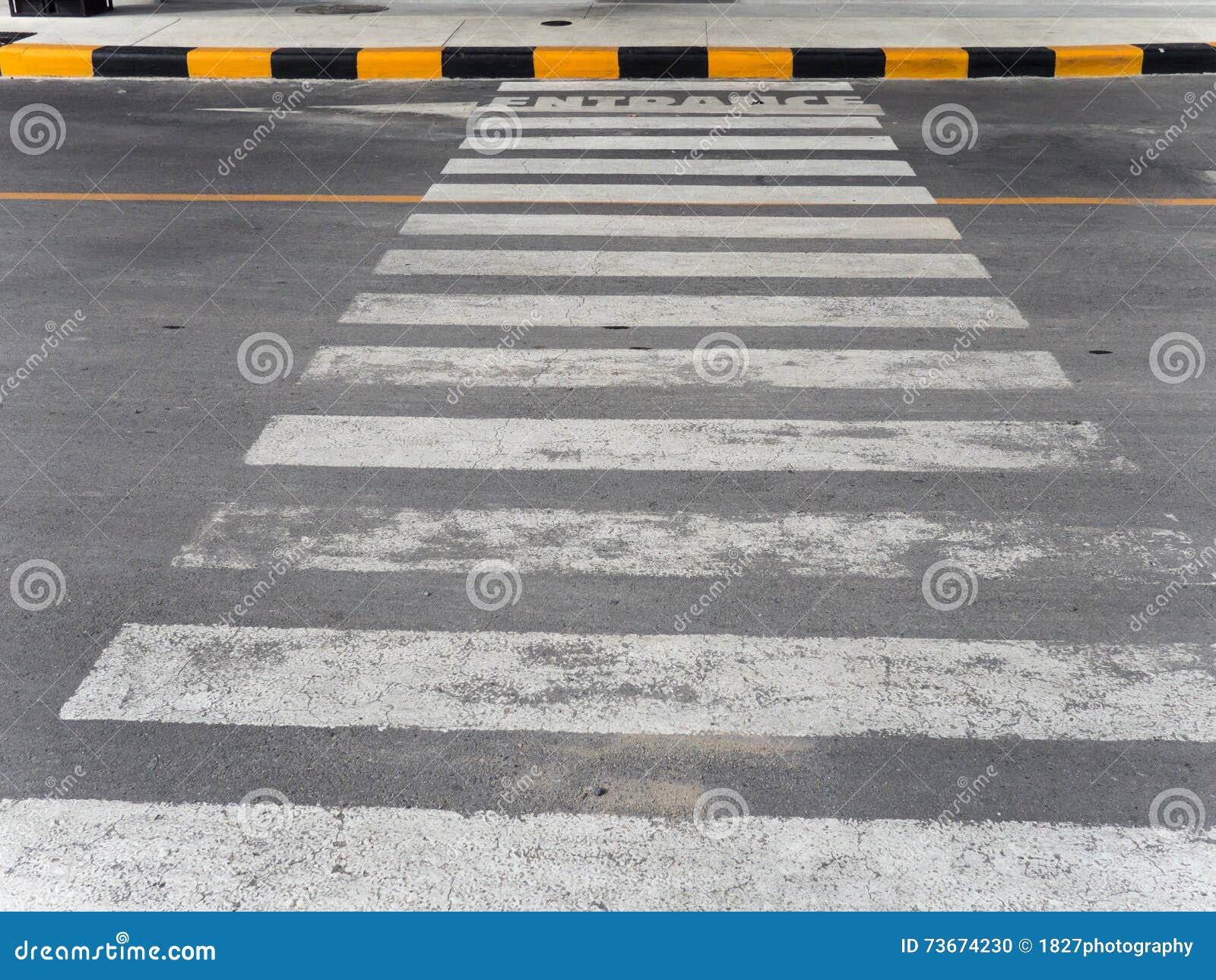 Crosswalk on the road stock photo. Image of zebra, city - 73674230
