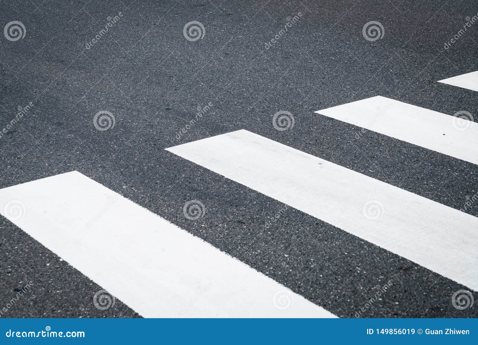 Crosswalk on the road stock image. Image of traffic - 149856019