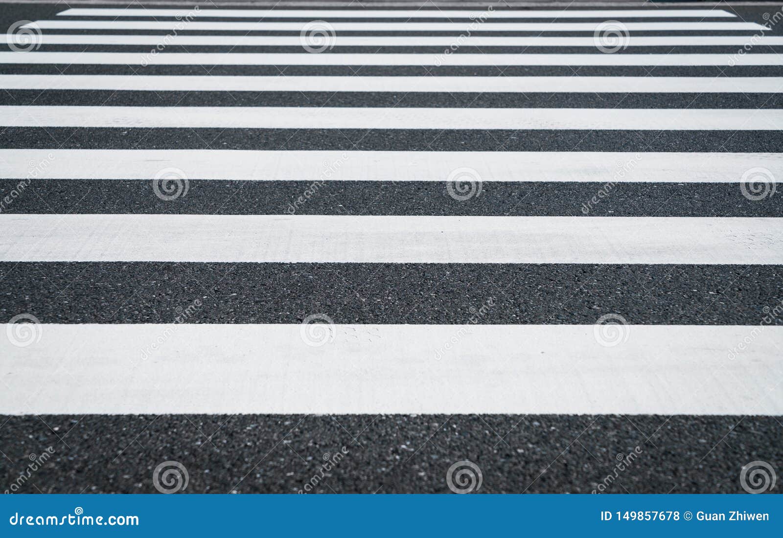 Crosswalk on the road stock photo. Image of white, pattern - 149857678