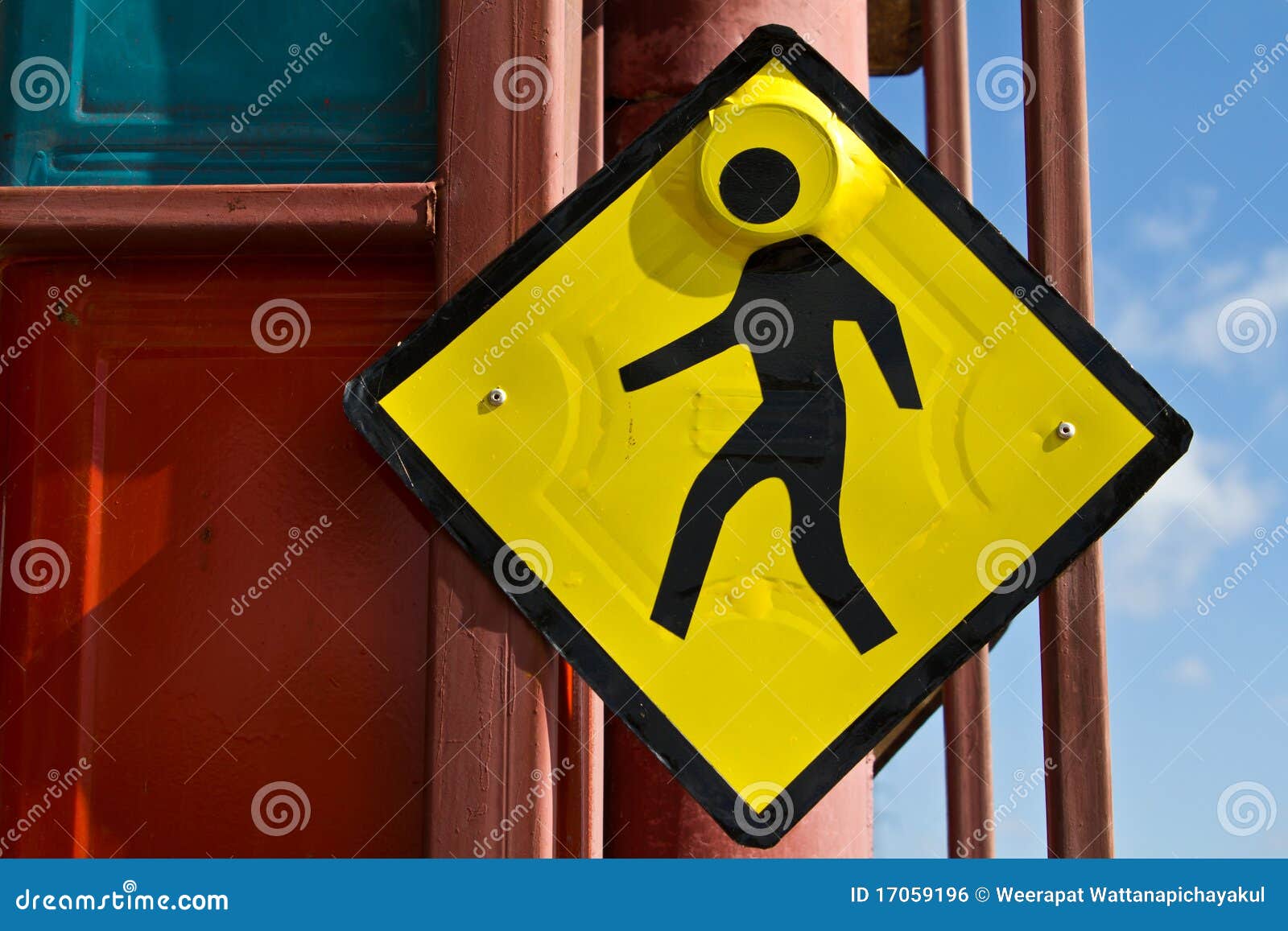 Crosswalk sign stock photo. Image of walking, trip, colorful - 17059196