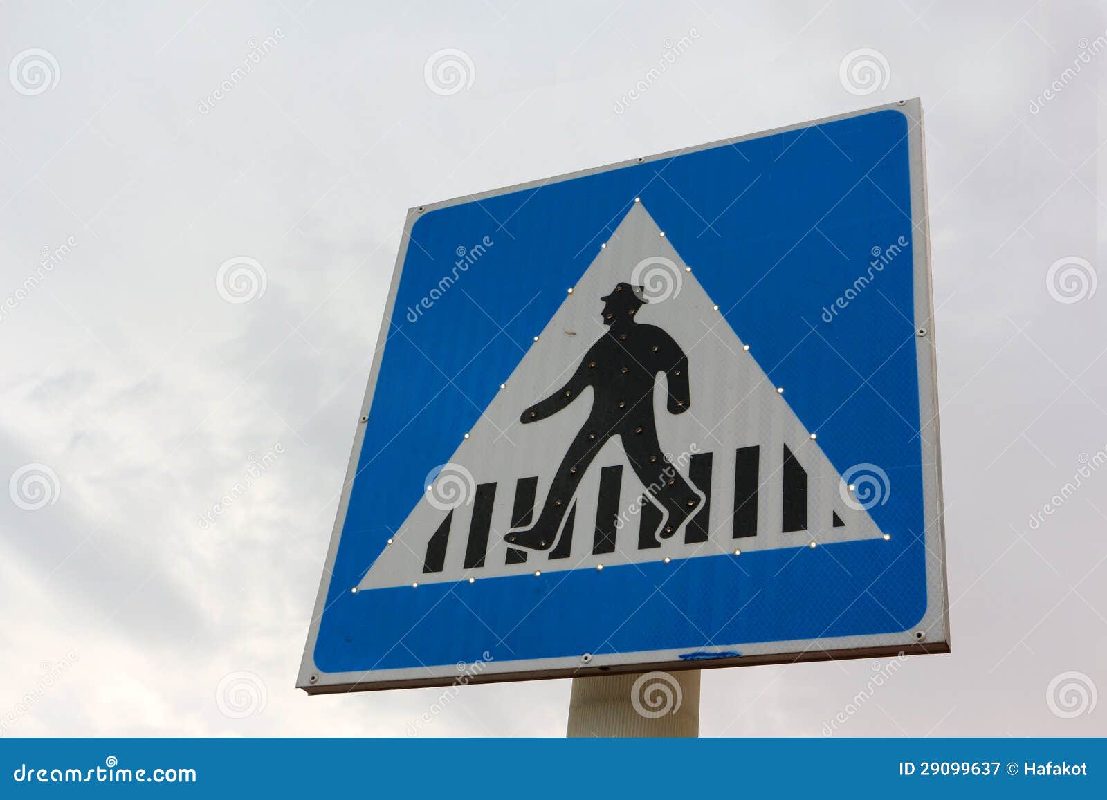 Crosswalk sign stock image. Image of careful, white, pedestrian - 29099637