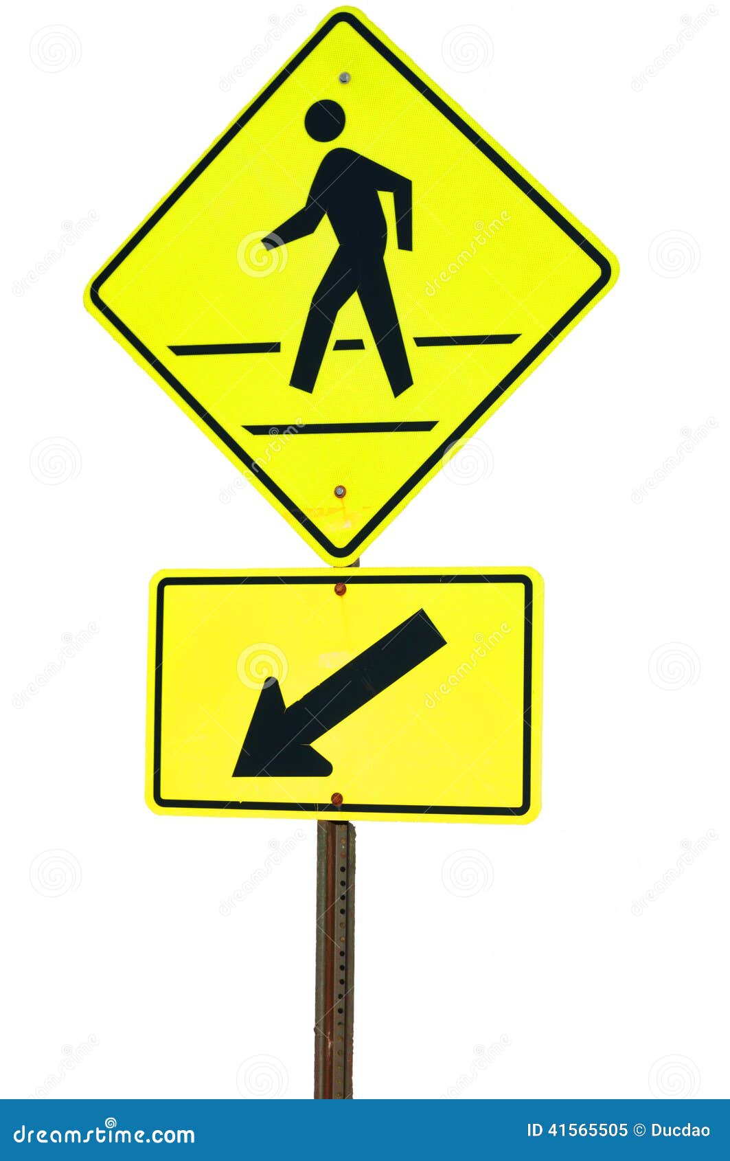 Crosswalk sign stock image. Image of human, roadsign - 41565505