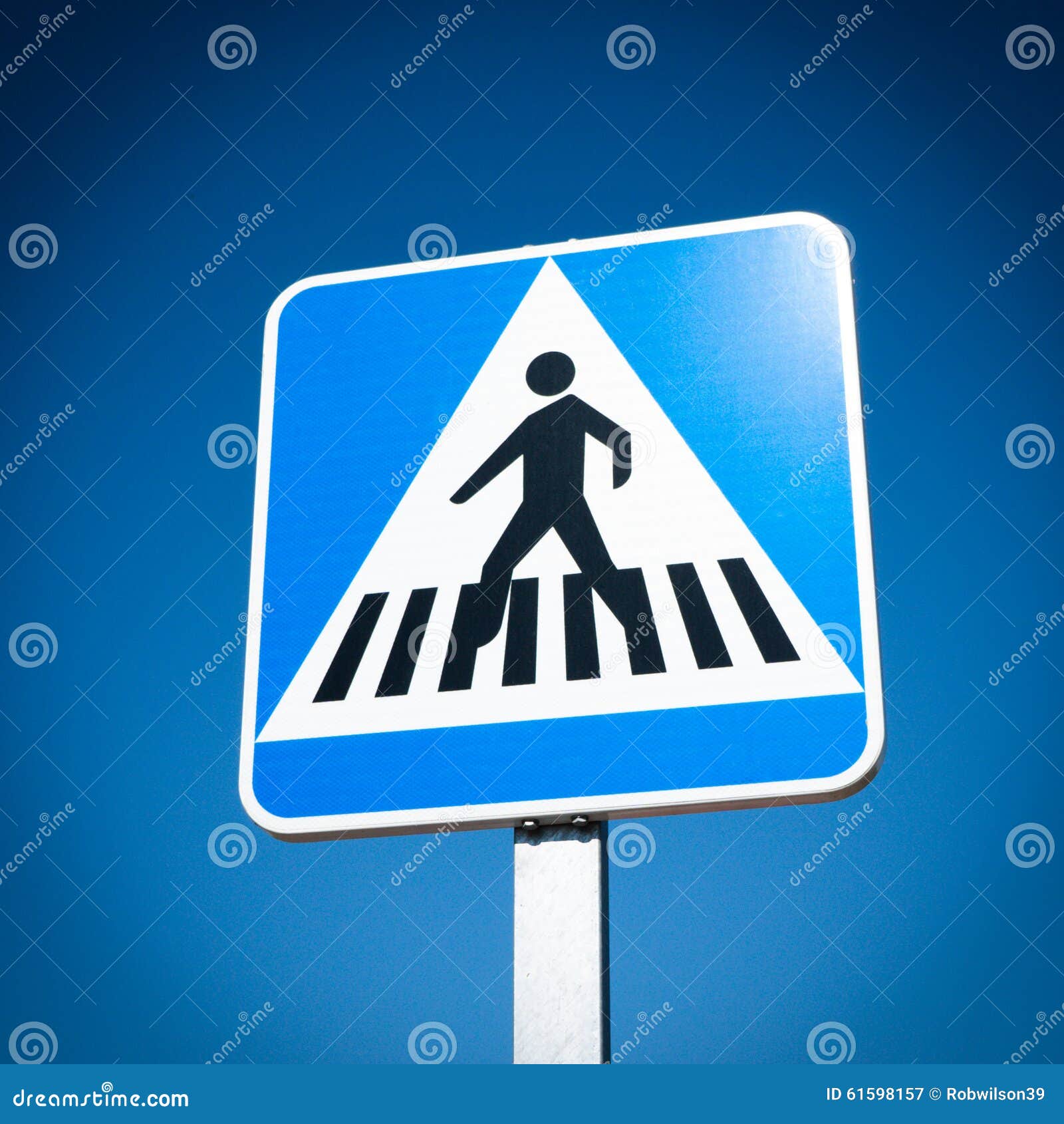 Crosswalk Sign stock image. Image of footpath, safety - 61598157