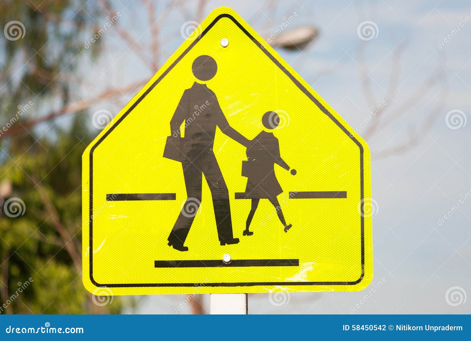 Crosswalking stock photo. Image of sign, road, crosswalk - 58450542