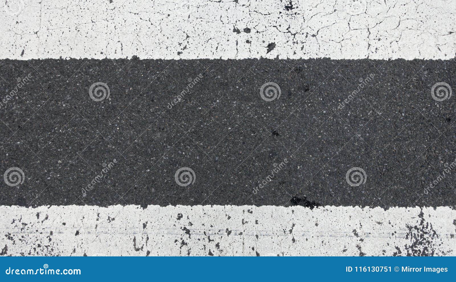 Tarmac, and White Street Marks Stock Image - Image of pavement, black ...