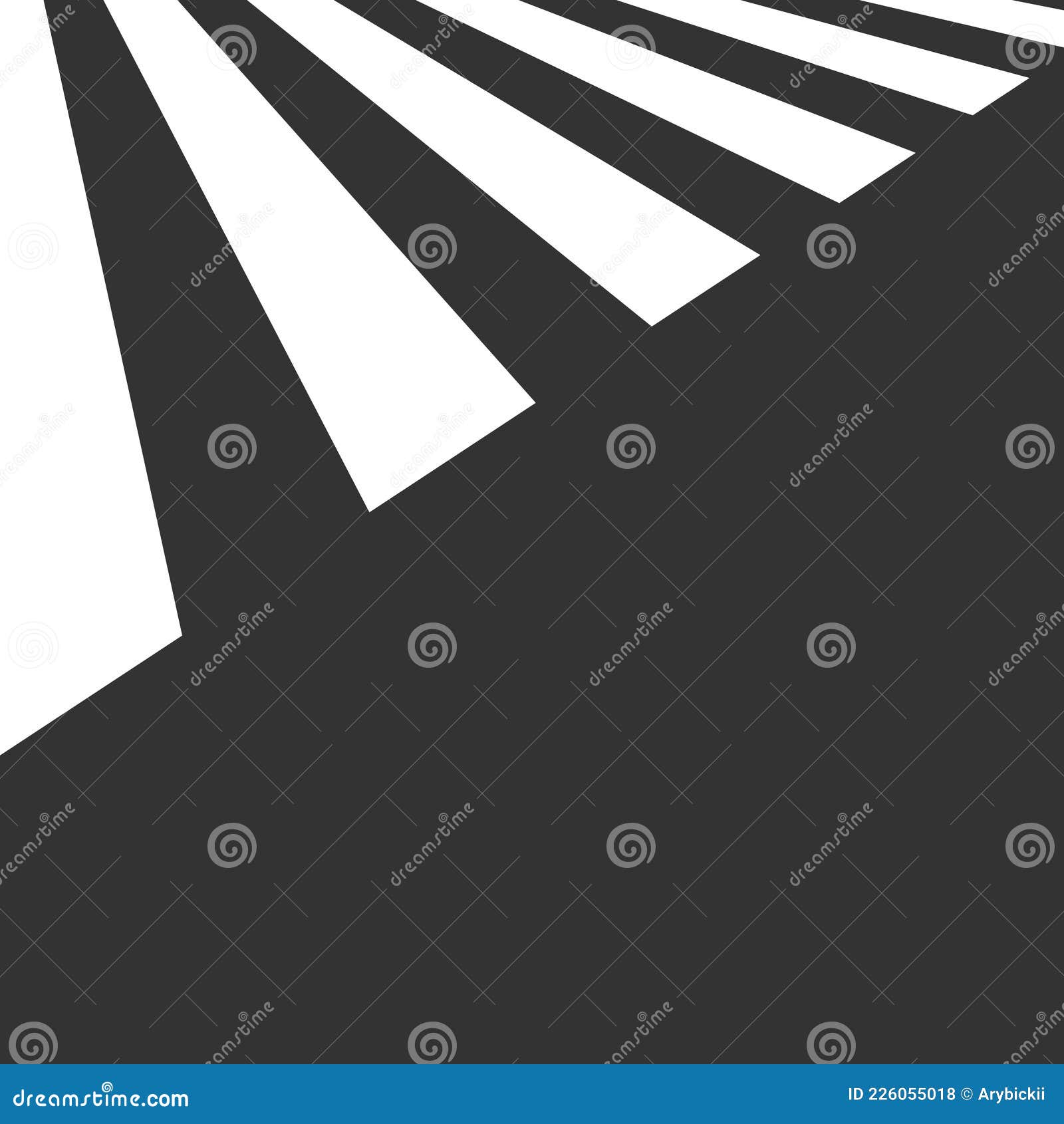 The Crosswalk - Zebra Crossing. Vector Stock Vector - Illustration of ...