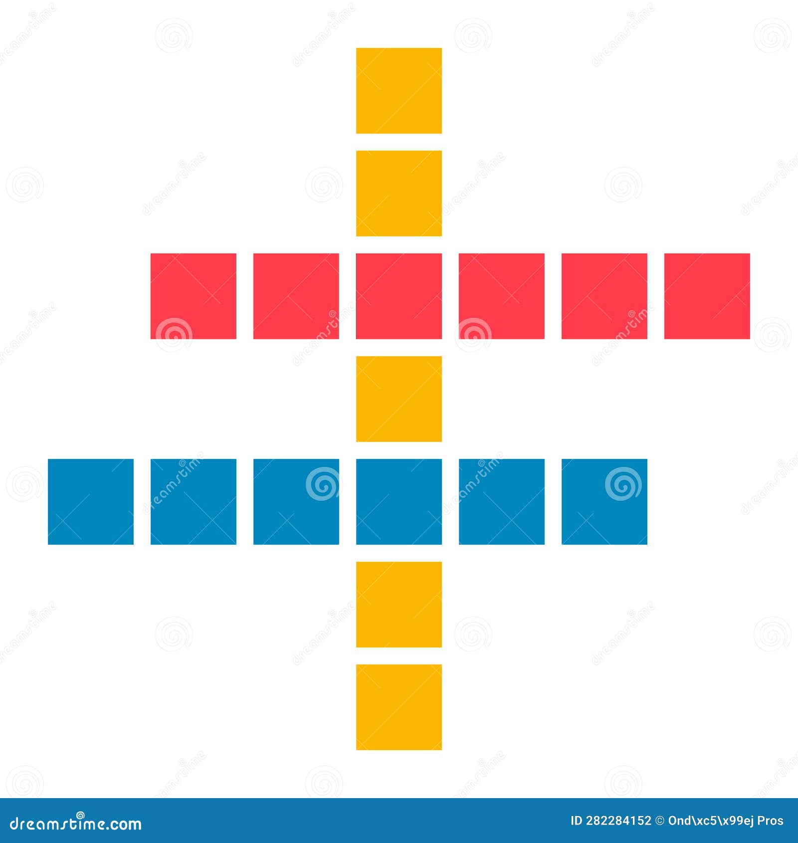 Crossword Concept Icon, Cross Word Graphic Symbol, Web Flat Vector ...