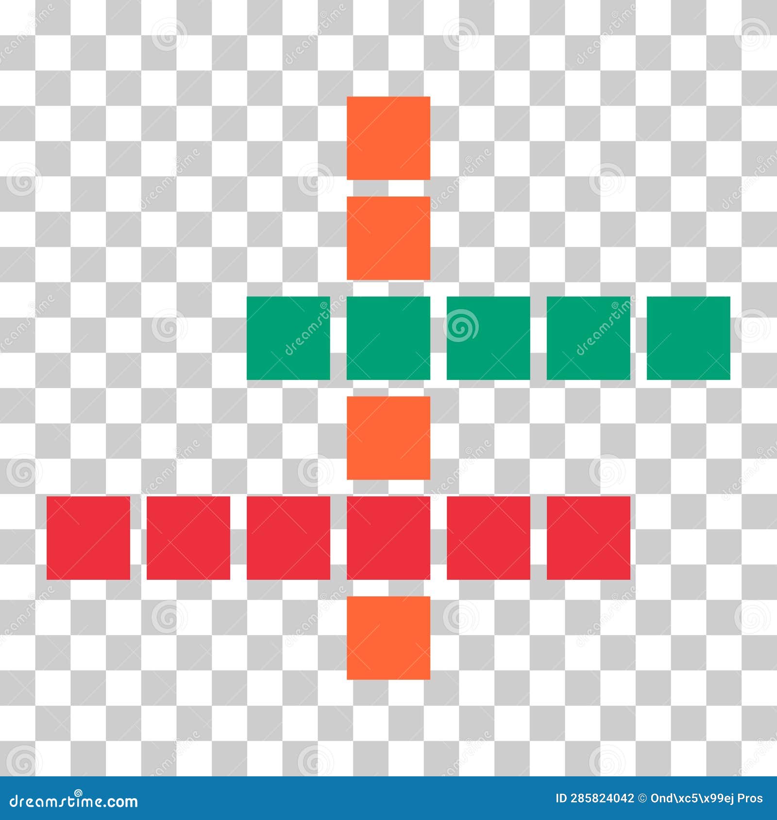 Crossword Concept Icon, Cross Word Graphic Symbol, Web Flat Vector ...