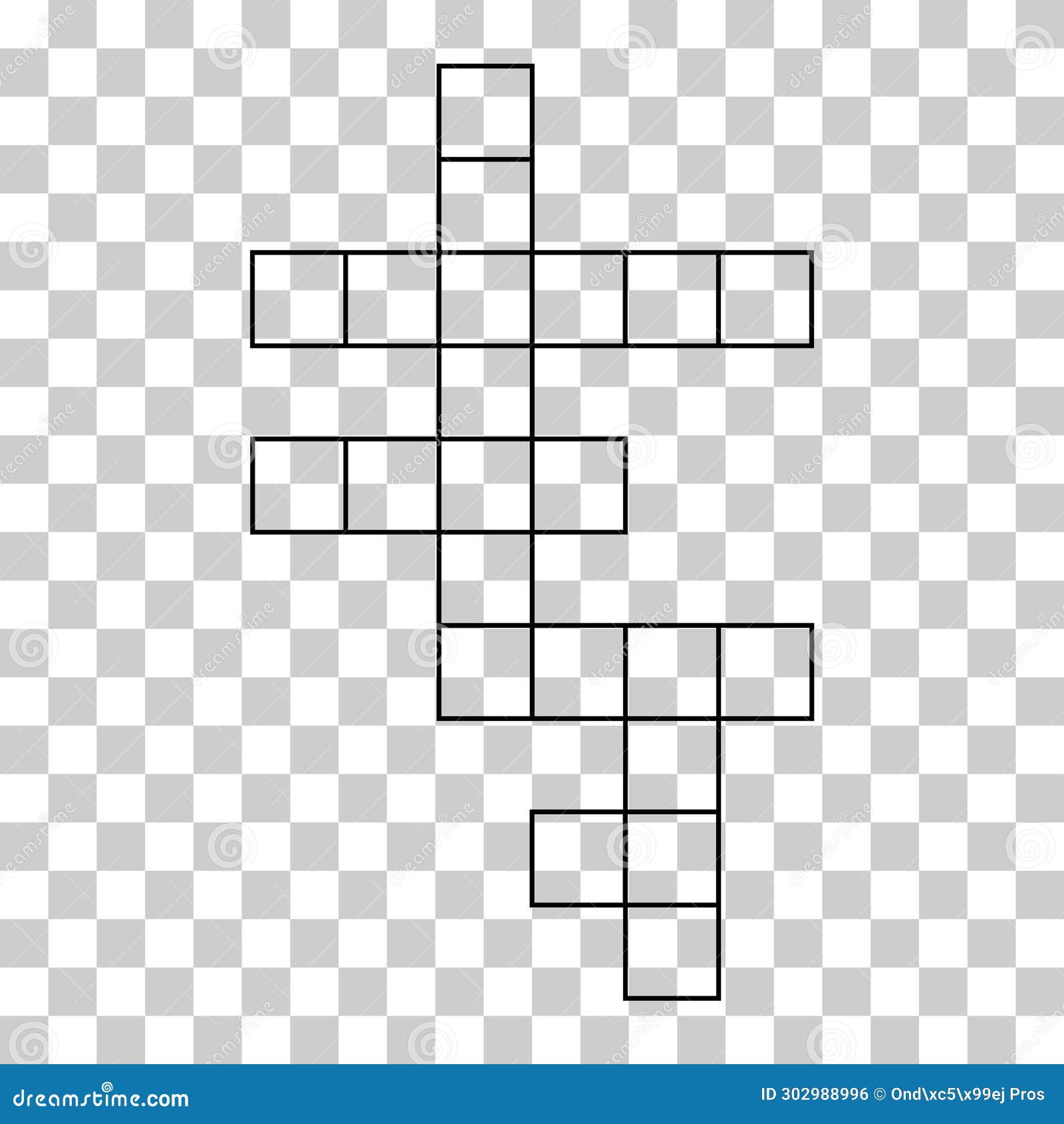 Crossword Concept Icon, Cross Word Graphic Symbol, Web Flat Vector ...