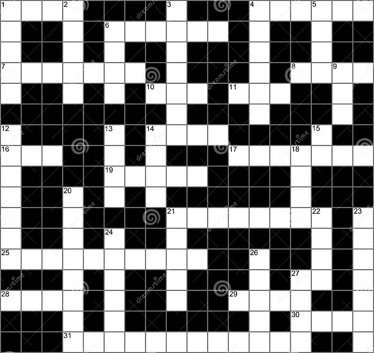 Crossword puzzle stock illustration. Illustration of leisure - 1427134