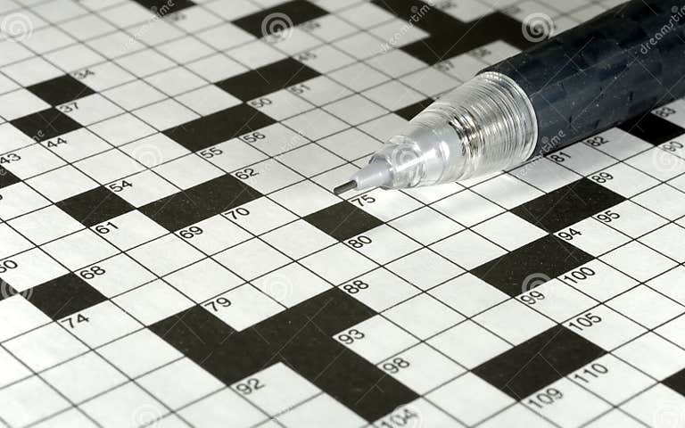 Crossword Puzzle stock photo. Image of word, solve, game - 2009770