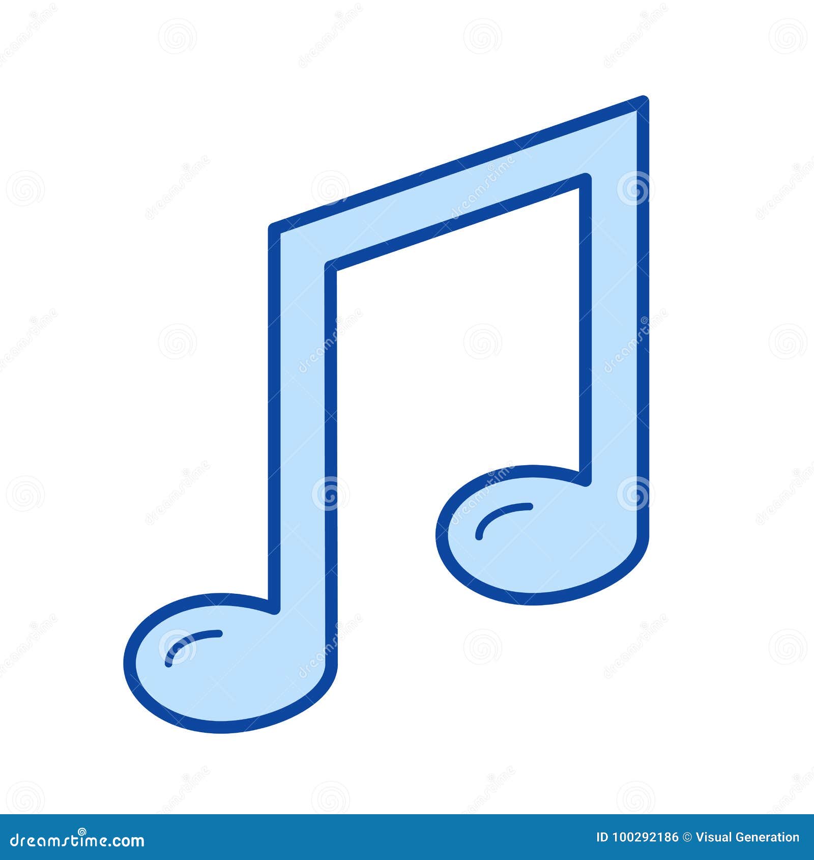 Crotchet Vector Icon Isolated On Transparent Background, Linear ...