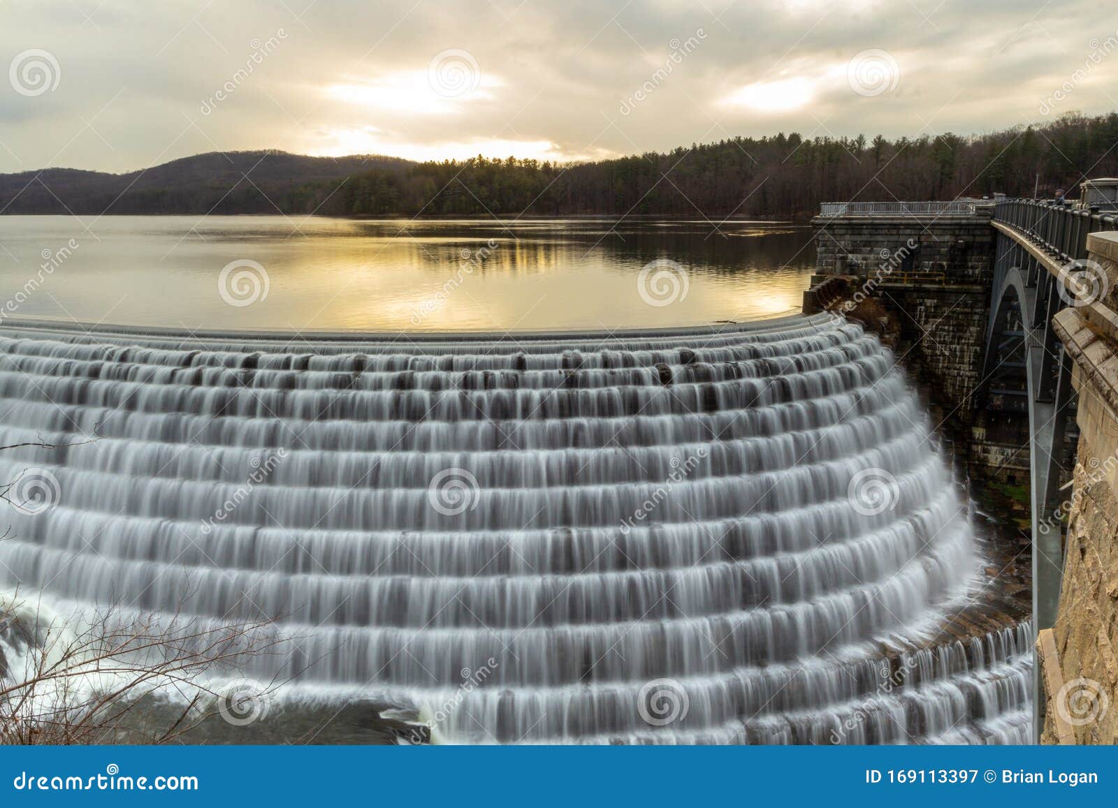Croton On Hudson Ny United States Jan 12 2020 View Of The New Croton Dam Stock Image