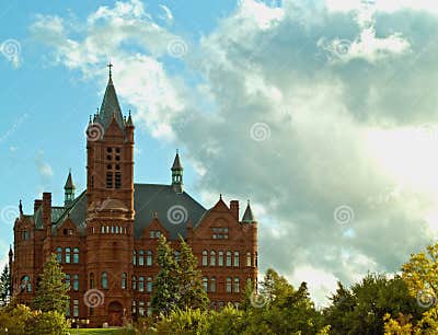 Crouse College of Fine Arts Stock Photo - Image of architecture ...