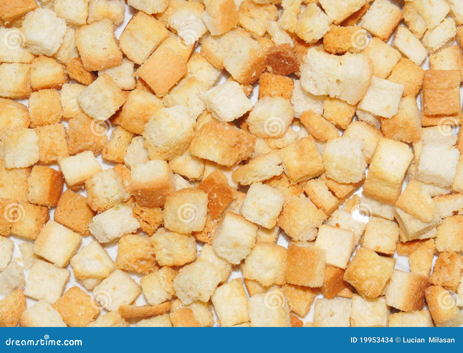 Croutons stock photo. Image of textures, crust, crouton - 19953434