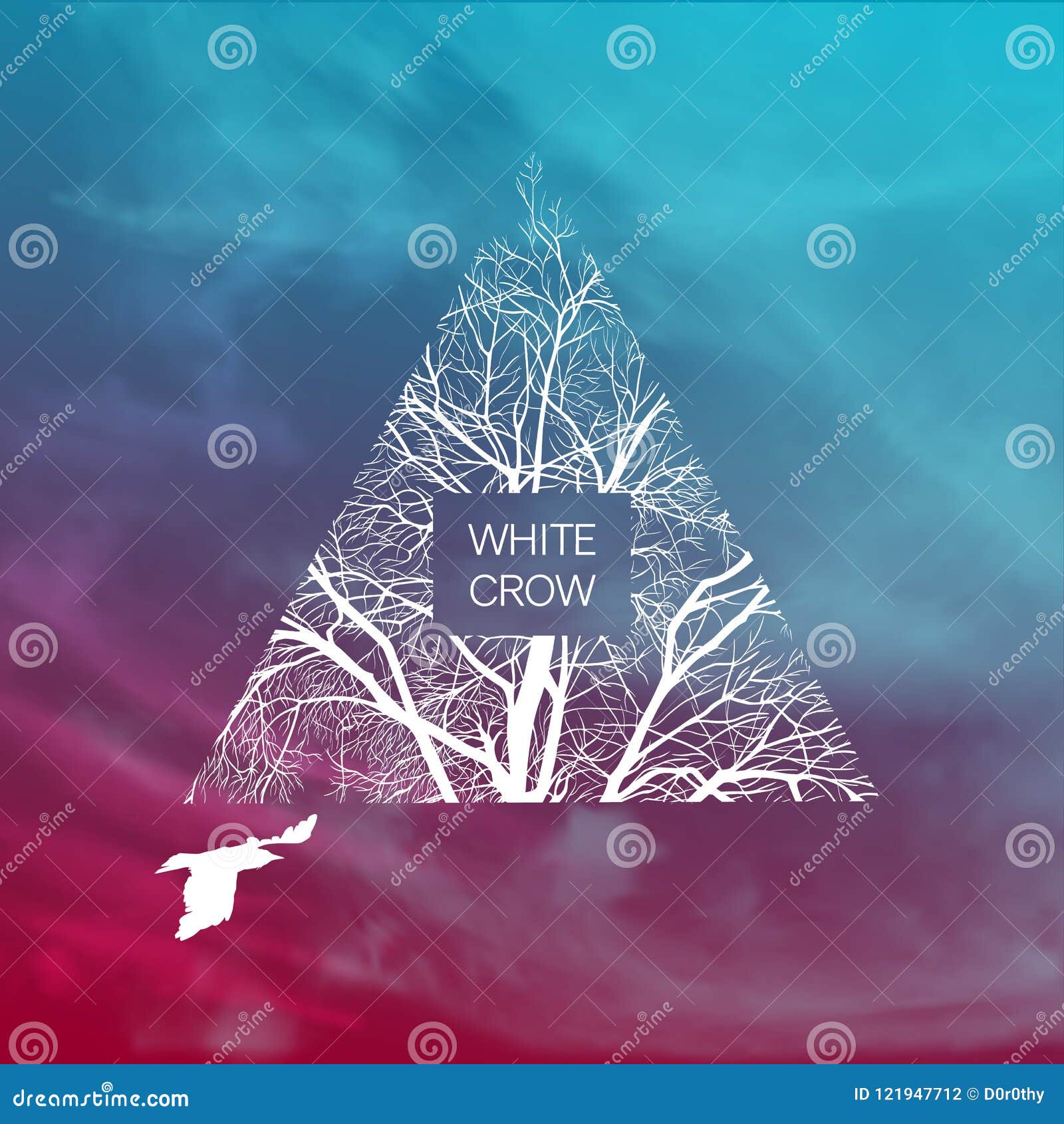 With crow banner stock vector. Illustration of banner - 121947712