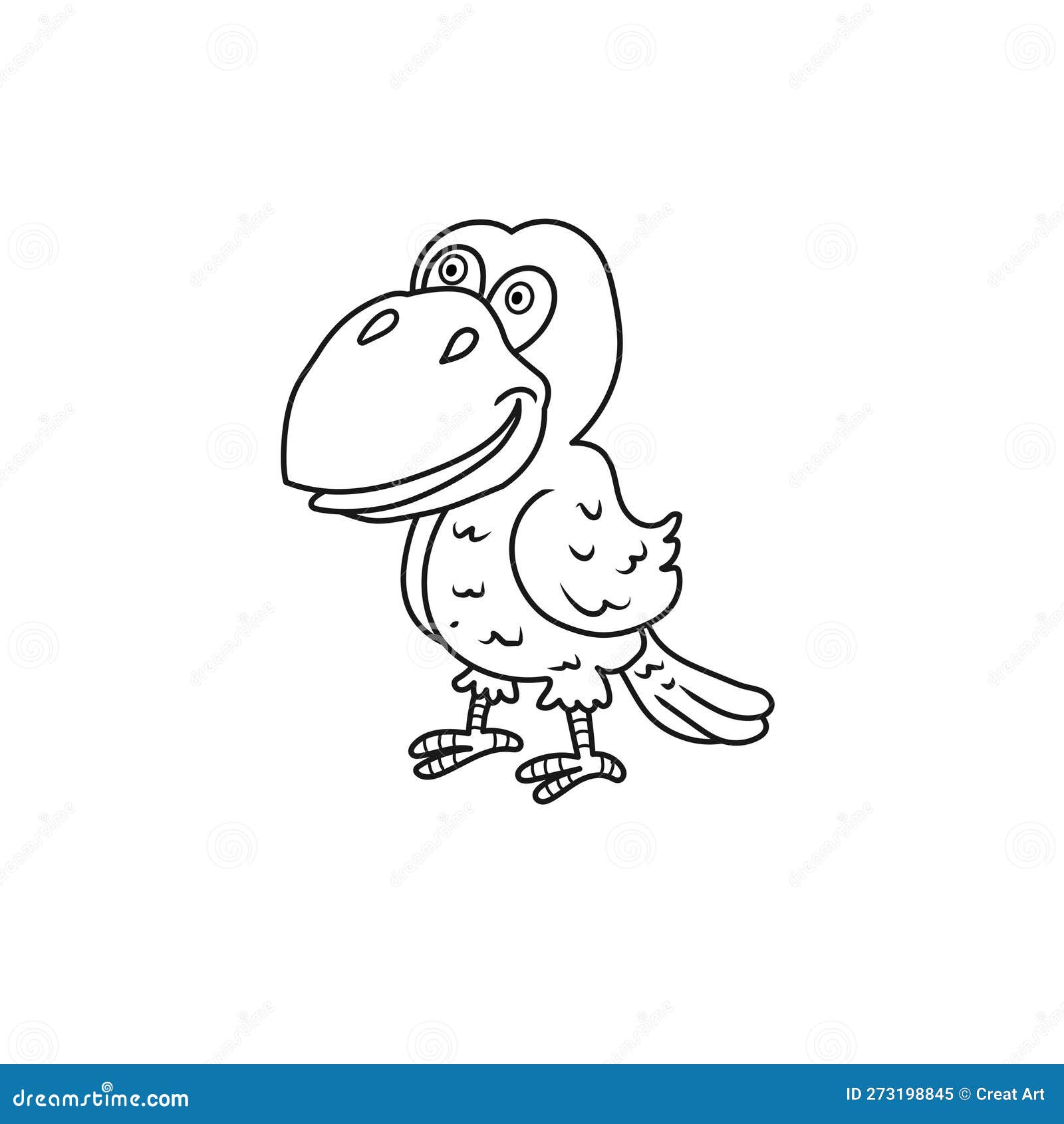 Crow Cartoon Illustration Vector Drawing | CartoonDealer.com #273198849